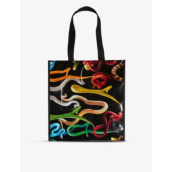 SELETTI Snakes Tiny Grocery Tote
