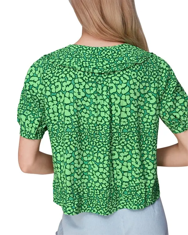 Whistles Petal Animal Short Sleeve Top