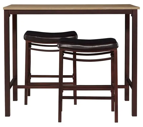 LINON Home Willow Three-piece Kitchen Dinette P Ub Set