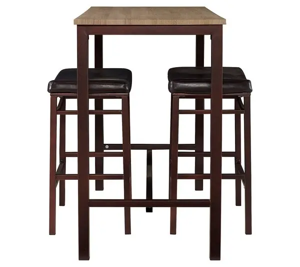 LINON Home Willow Three-piece Kitchen Dinette P Ub Set