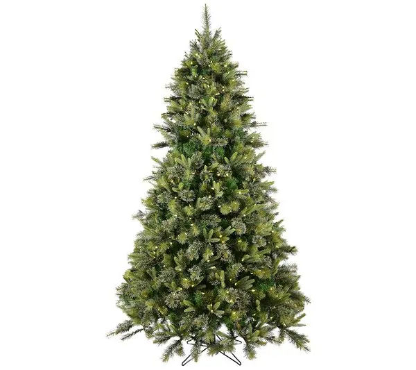 VICKERMAN 6.5' Cashmere Pine Led Tree By - One-color