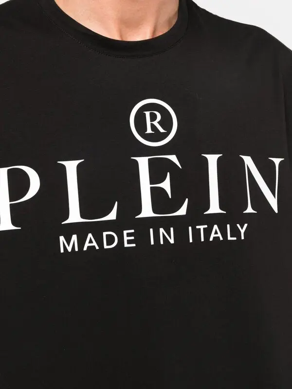 Philipp Plein Logo-print Short-sleeved T-shirt - Black