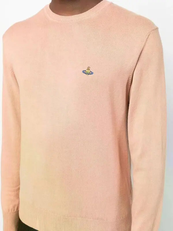 VIVIENNE WESTWOOD Orb Embroidered Jumper - Neutrals