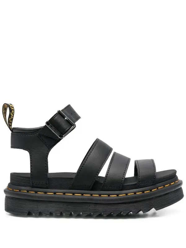 Dr. Martens Blaire Flat Sandals - Black