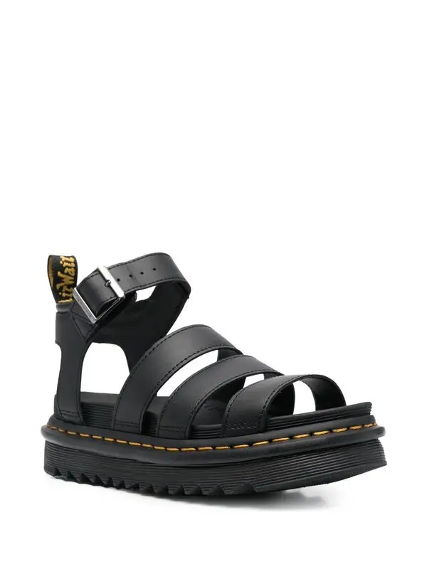 Dr. Martens Blaire Flat Sandals - Black