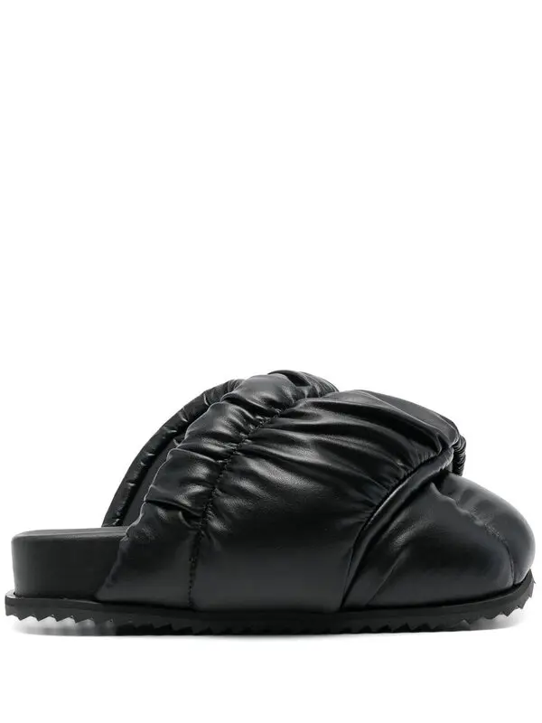 YUME YUME Padded Slip-on Mules - Black