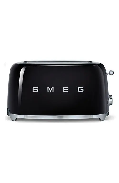 SMEG 50s Retro Style Four-slice Toaster - Black