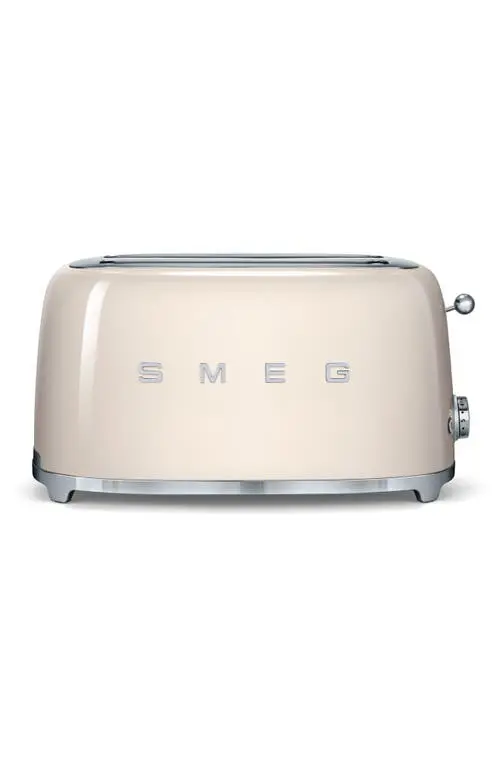 SMEG 50s Retro Style Four-slice Toaster - Cream