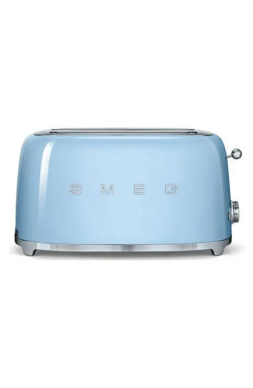 SMEG 50s Retro Style Four-slice Toaster - Pastel Blue