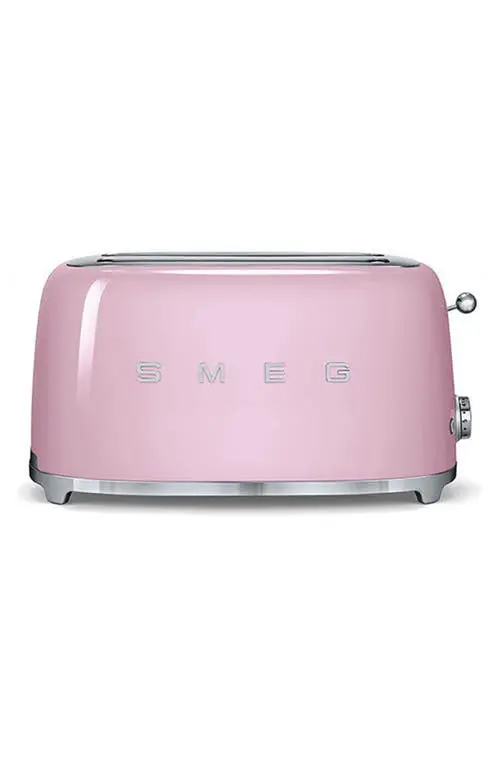 SMEG 50s Retro Style Four-slice Toaster - Pink