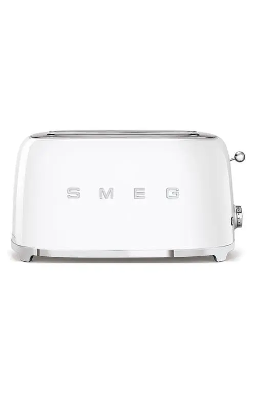 SMEG 50s Retro Style Four-slice Toaster - White