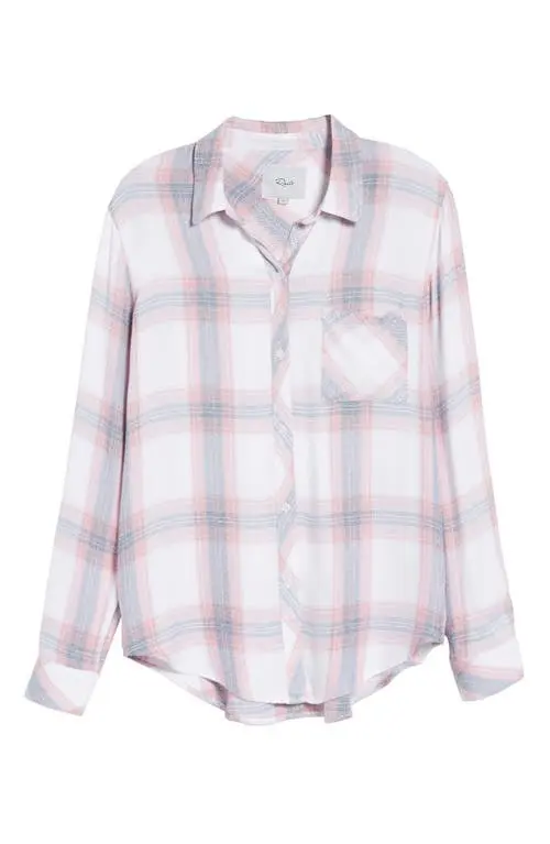 Rails Hunter Plaid Shirt - White/ Peony