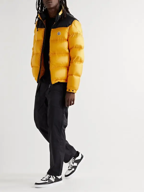 Moncler Logo-appliquéd Quilted Down Hooded Jacket