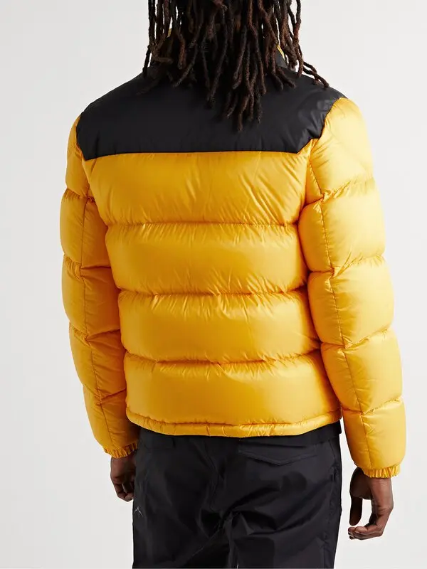 Moncler Logo-appliquéd Quilted Down Hooded Jacket
