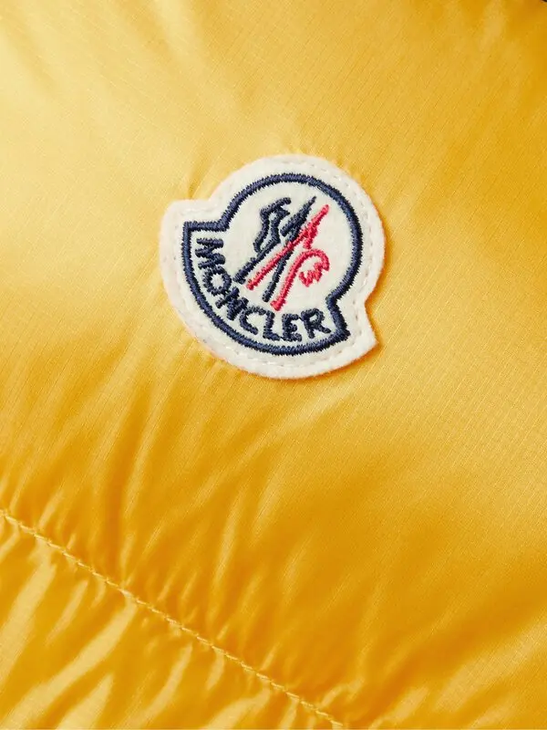 Moncler Logo-appliquéd Quilted Down Hooded Jacket