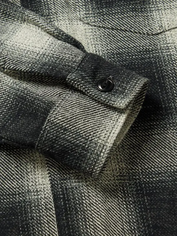 Officine Générale Judas Checked Cotton-flannel Overshirt