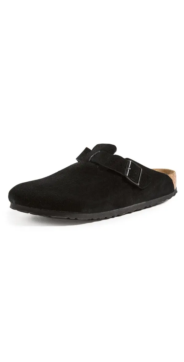 BIRKENSTOCK Boston Soft Footbed Clogs - Black
