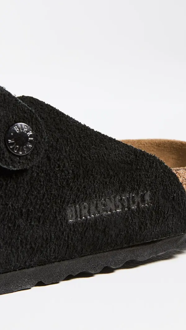 BIRKENSTOCK Boston Soft Footbed Clogs - Black