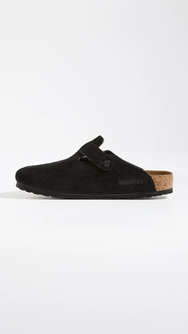 BIRKENSTOCK Boston Soft Footbed Clogs - Black