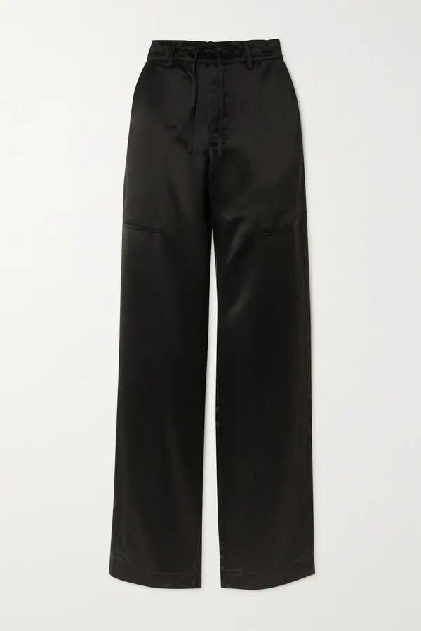 Proenza Schouler White Label Satin Cargo Pants