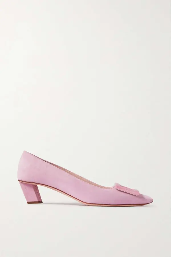 ROGER VIVIER  Belle Vivier Suede Pumps