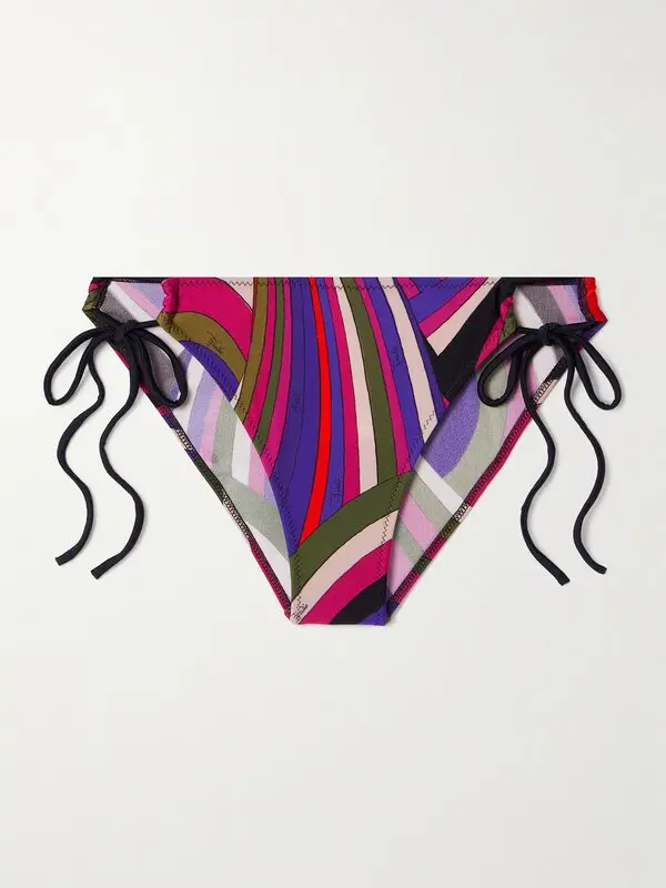 Emilio Pucci Printed Bikini Briefs - Pink