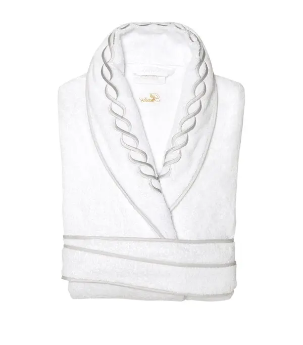 PRATESI Cotton Treccia Bathrobe - Grey