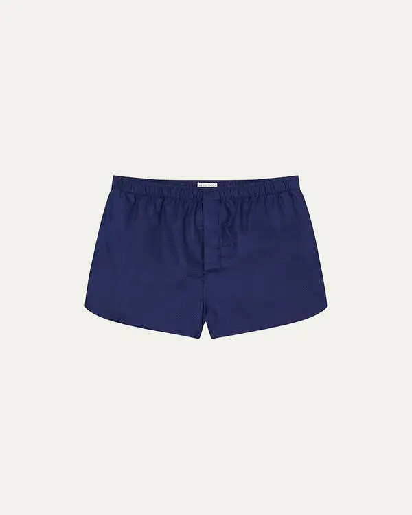 Derek Rose Cotton Jacquard Boxers