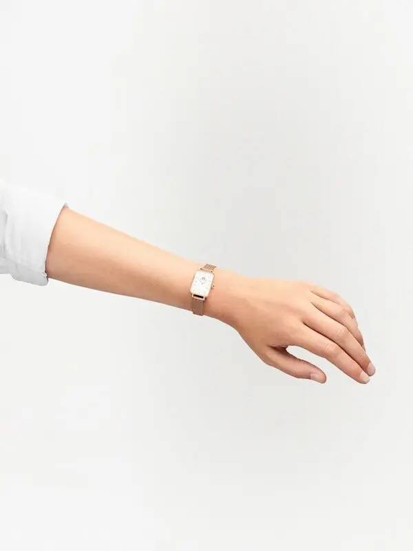 DANIEL WELLINGTON Quadro Pressed Melrose 20x26mm - White