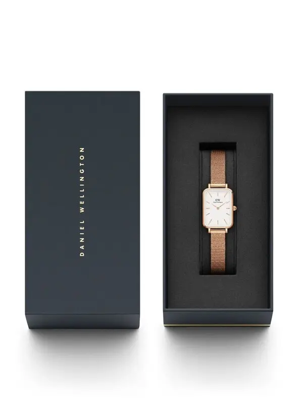 DANIEL WELLINGTON Quadro Pressed Melrose 20x26mm - White
