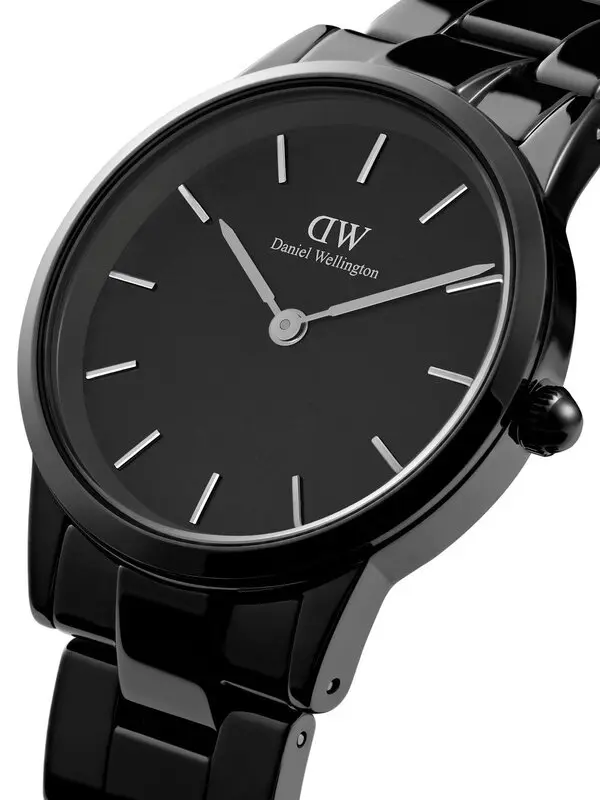 DANIEL WELLINGTON Iconic Link Ceramic 28mm Watch - Black
