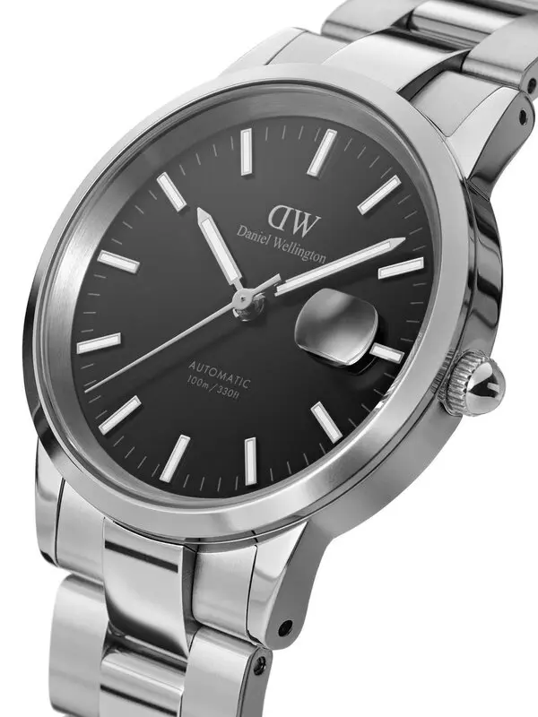 DANIEL WELLINGTON Iconic Link 40mm Watch - Black