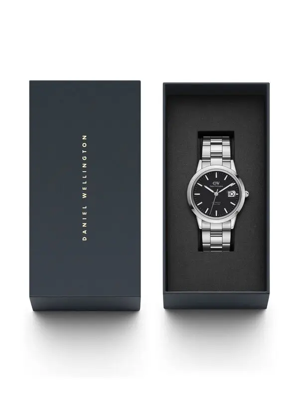 DANIEL WELLINGTON Iconic Link 40mm Watch - Black
