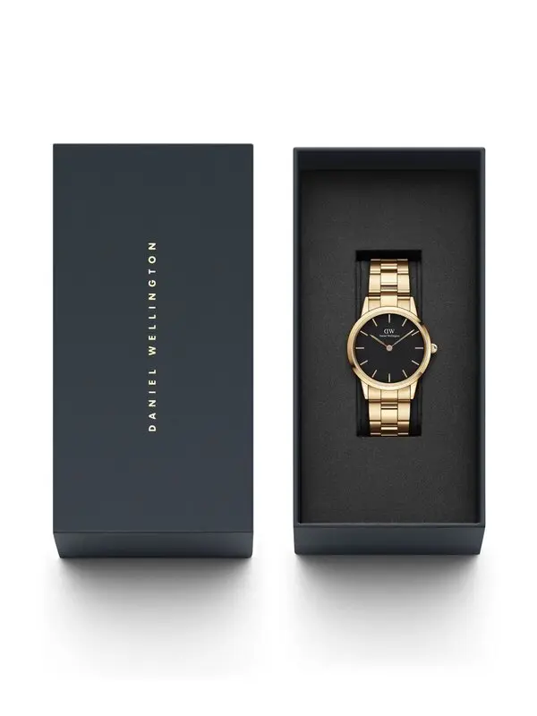 DANIEL WELLINGTON Iconic Link 28mm Watch - Black