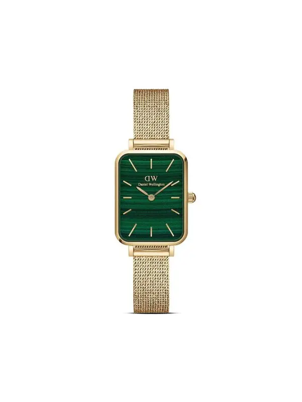 DANIEL WELLINGTON Quadro Pressed Evergold 20x26mm - Green