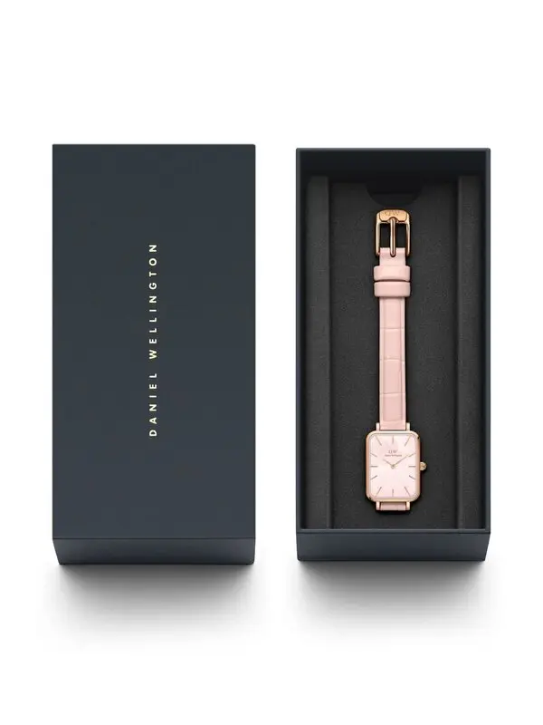 DANIEL WELLINGTON Quadro Pressed Rouge 20x26mm - Pink