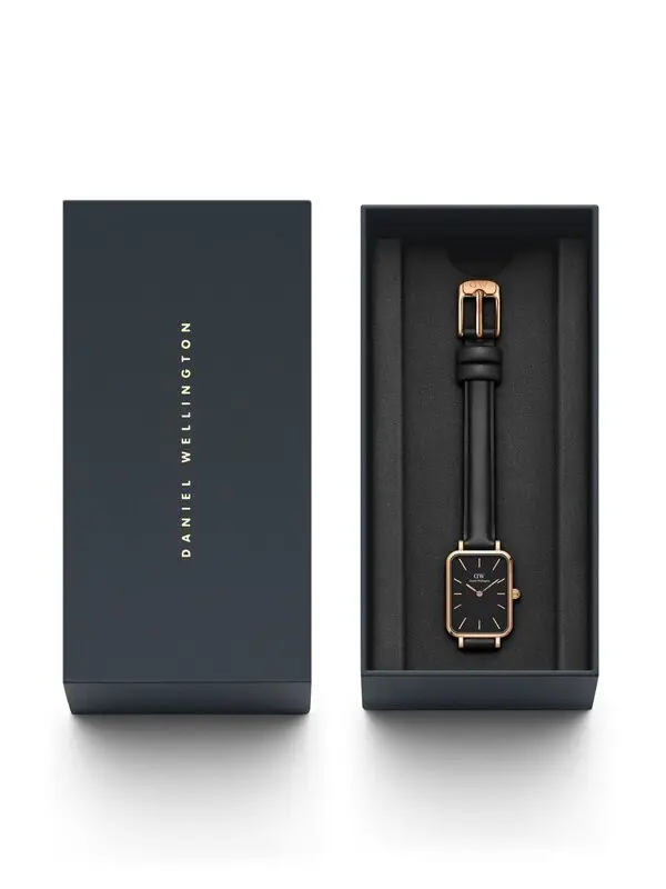 DANIEL WELLINGTON Quadro Pressed Sheffield 20x26mm - Black
