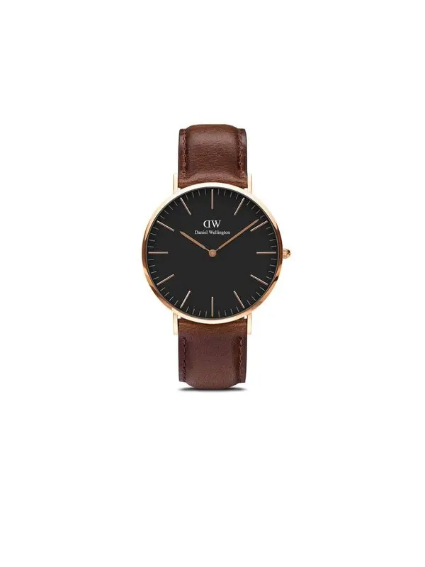 DANIEL WELLINGTON 40mm Briston Watch - Black
