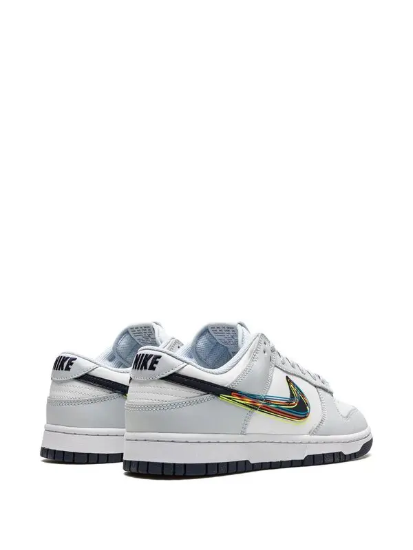 Nike Dunk Low 3d Swoosh Sneakers - White