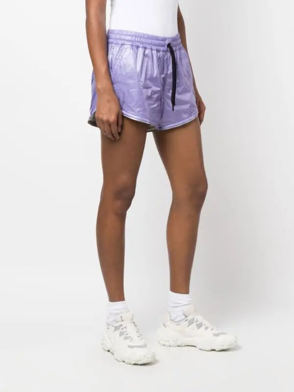 Moncler Drawstring Track Shorts - Purple