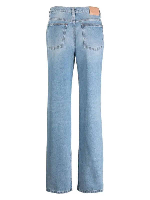 TWINSET High-rise Straight-leg Jeans