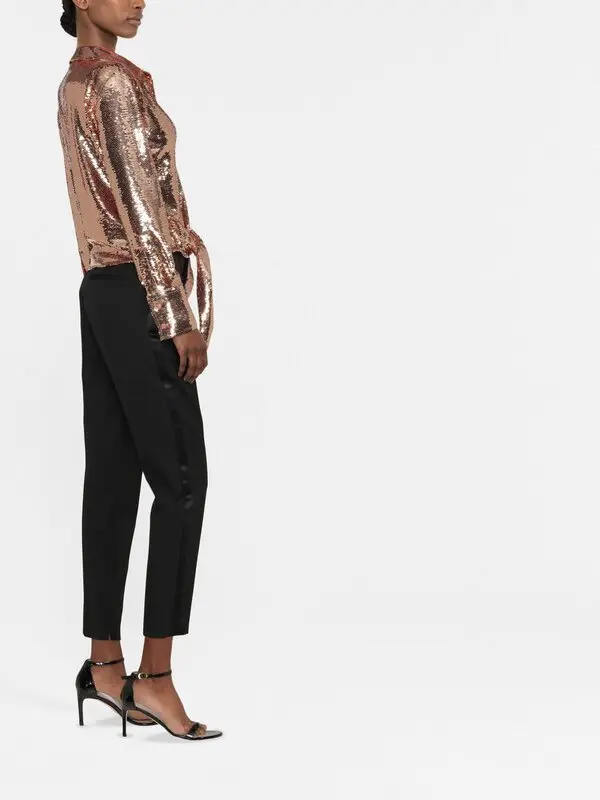 TOM FORD Sequin-embellished Long-sleeve Shirt