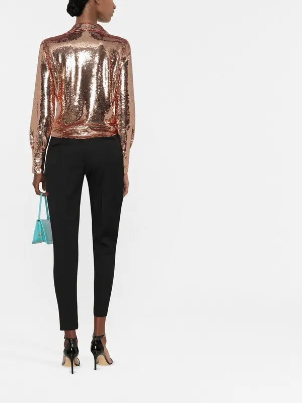 TOM FORD Sequin-embellished Long-sleeve Shirt