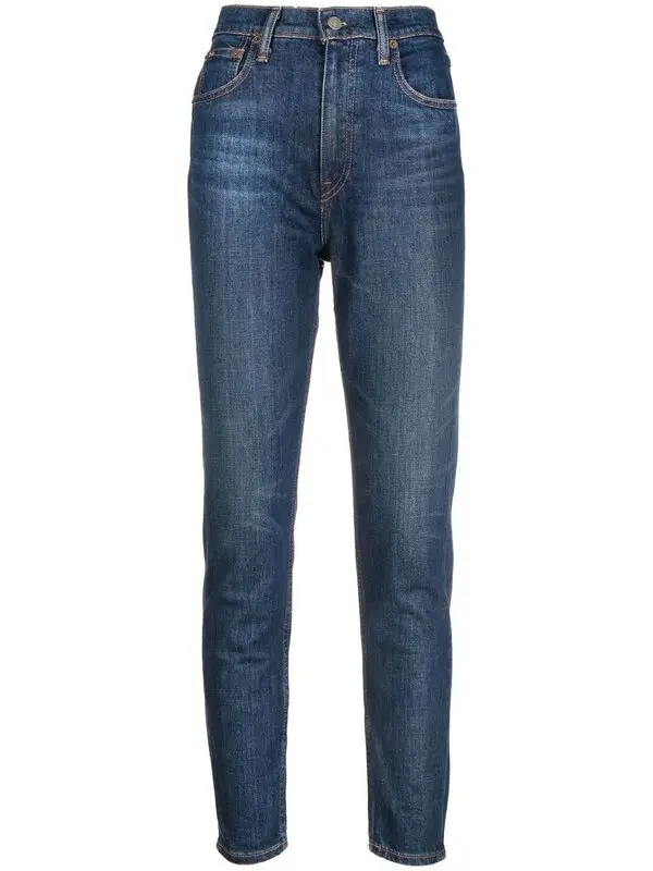 Polo Ralph Lauren High-rise Skinny Jeans - Blue