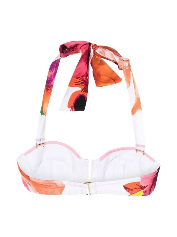 Camilla Floral-print Bikini Top