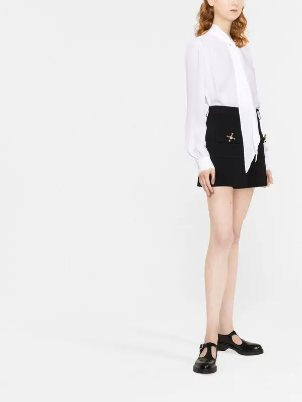 Moschino Silk Pussy-bow Blouse