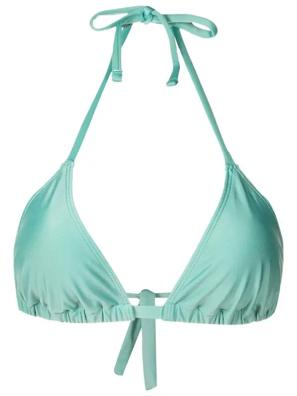 LYGIA & NANNY Lasmin Ruched Bikini Top - Blue