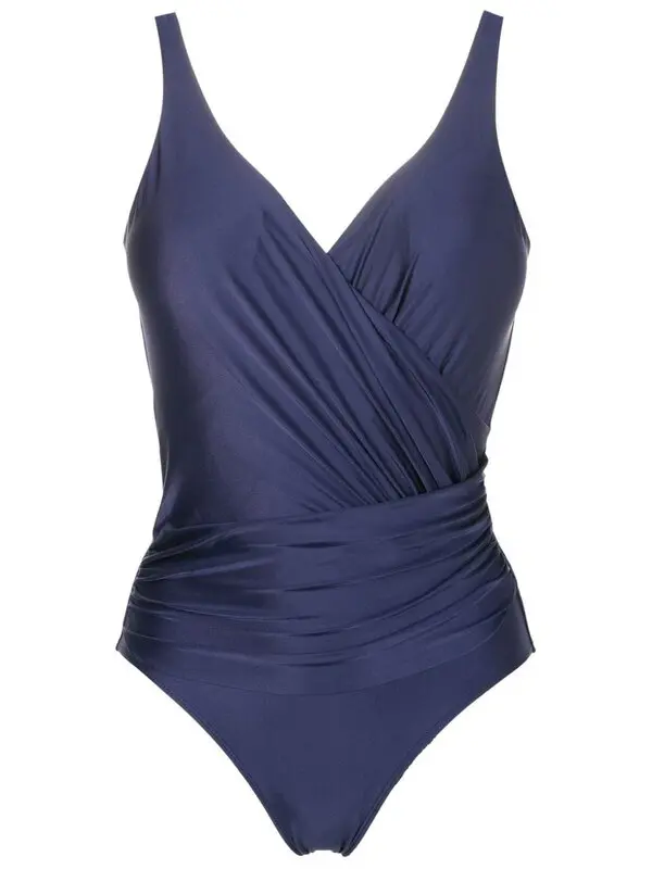 LYGIA & NANNY Maisa Ruched Swimsuit - Blue