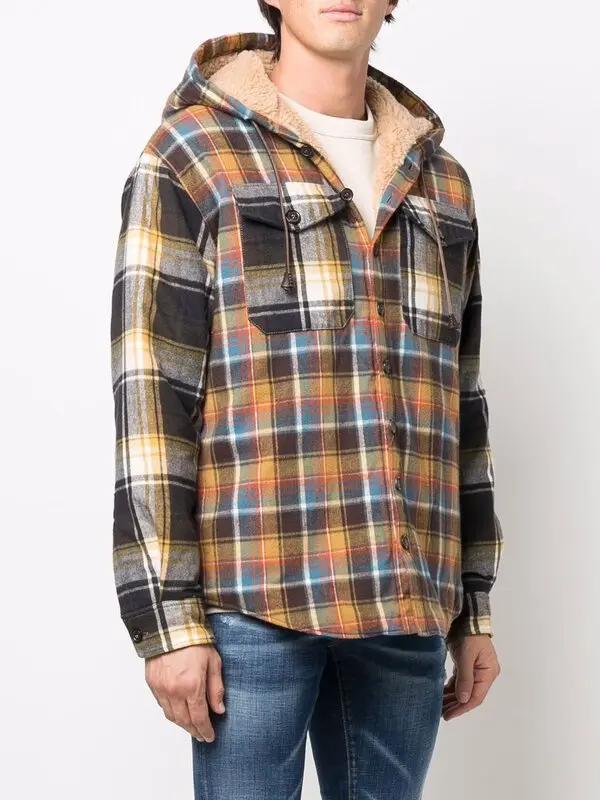 Dsquared2 Icon Check Print Hooded Jacket