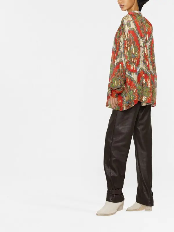 Etro Paisley-print Silk Blouse
